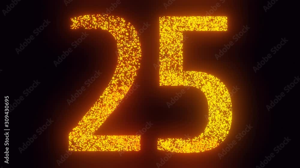 Twenty five years happy birthday, anniversary, holiday, celebration ...