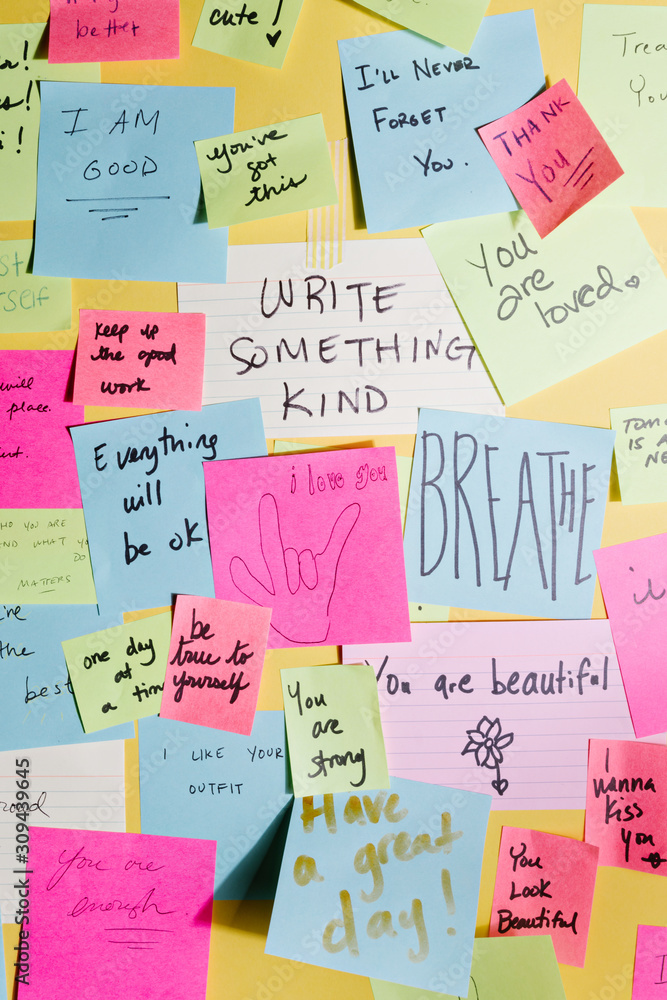 Positive motivational messages Stock Photo | Adobe Stock