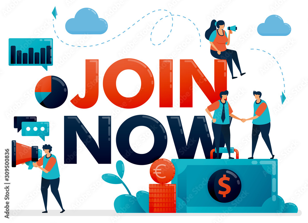 Join now poster for referral program. Promotion of we are hiring ...