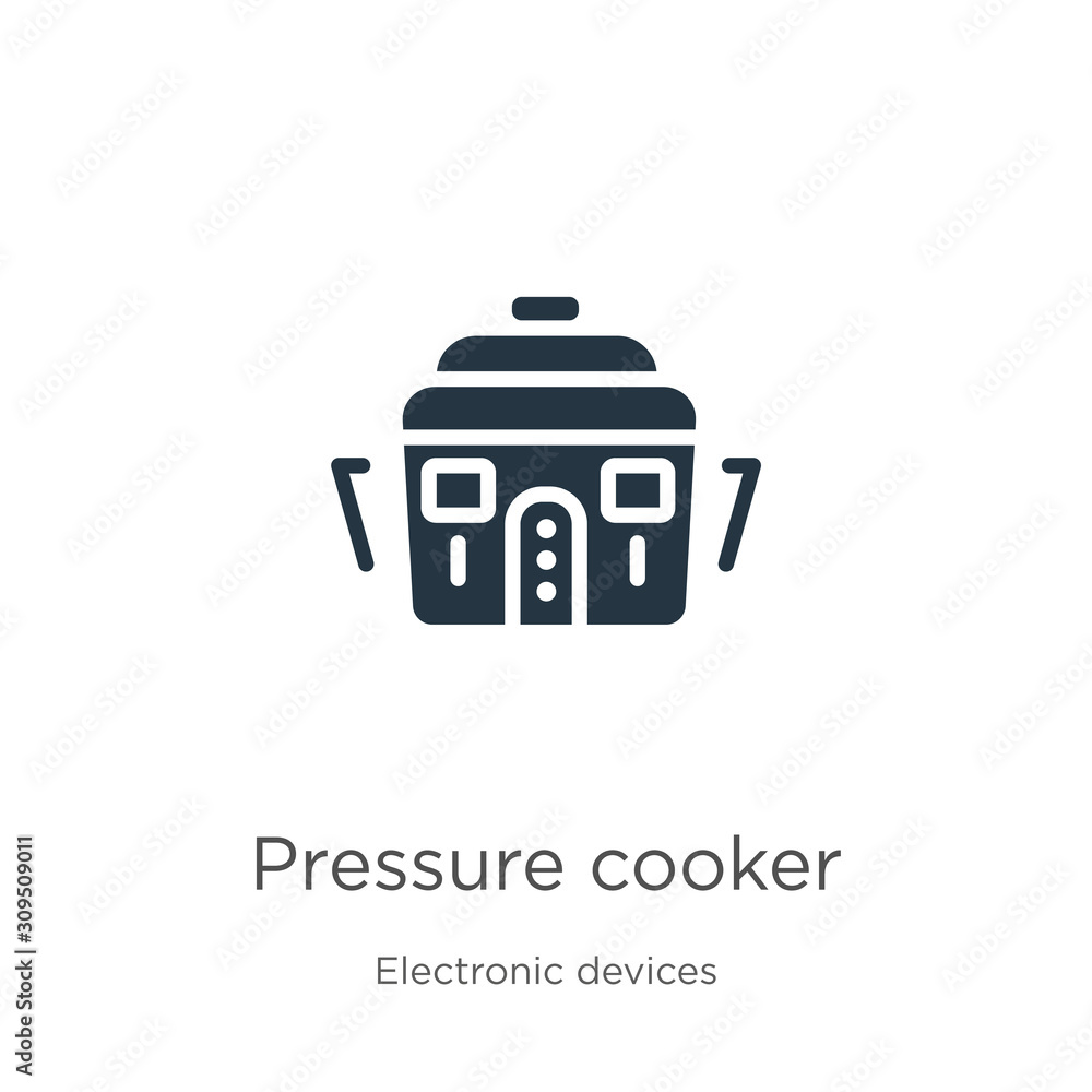 Pressure cooker icon vector. Trendy flat pressure cooker icon from ...