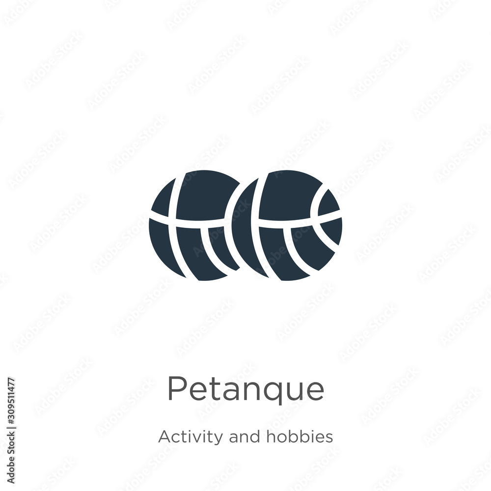 Vecteur Stock Petanque icon vector. Trendy flat petanque icon from activity and hobbies ...