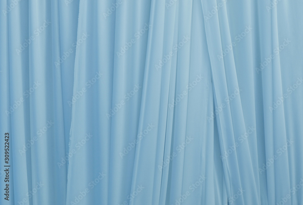 beautiful light blue smooth cloth background vertical line, pastel ...