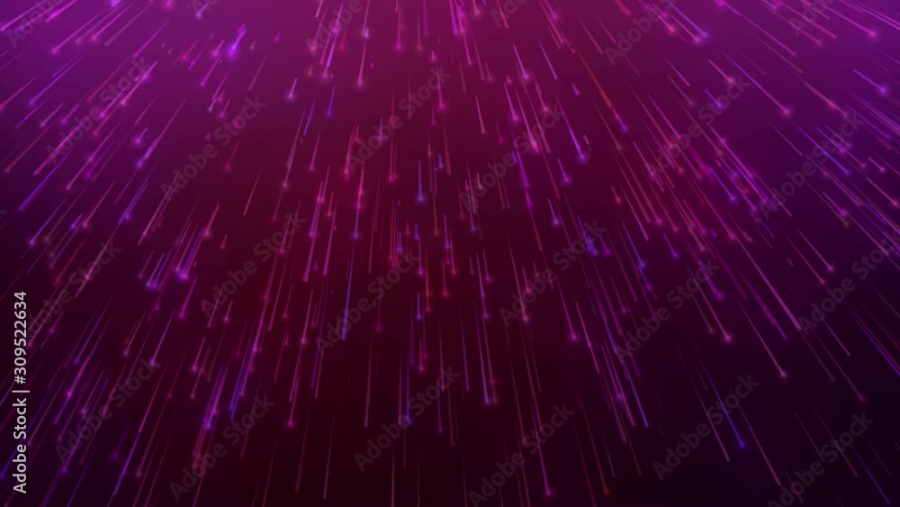 digital data stream lines animation concept for big data, internet of ...