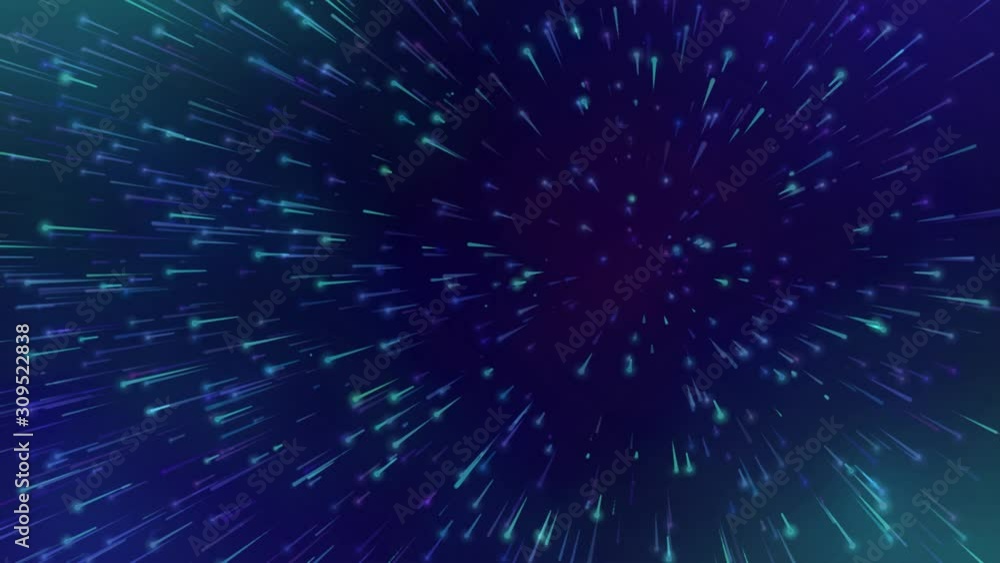 digital data stream lines animation concept for big data, internet of ...