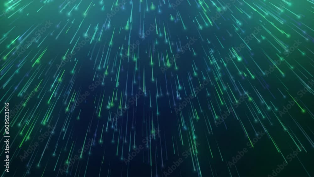 Vidéo Stock digital data stream lines animation concept for big data, internet of things IOT AI ...