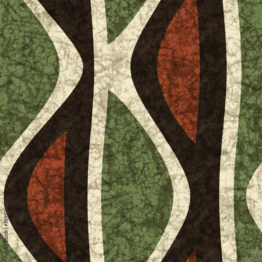 Batik seamless texture with ethnic pattern, fabric texture, 3d ...