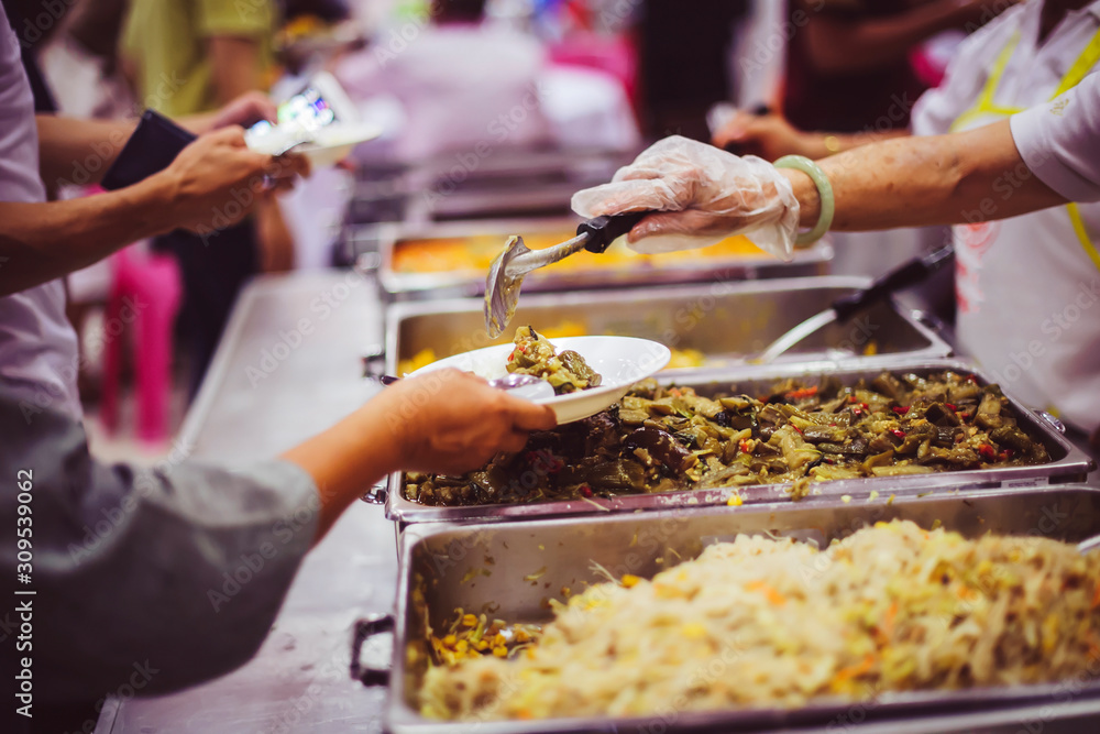 Providing free charity food to needy people: the idea of donating food ...