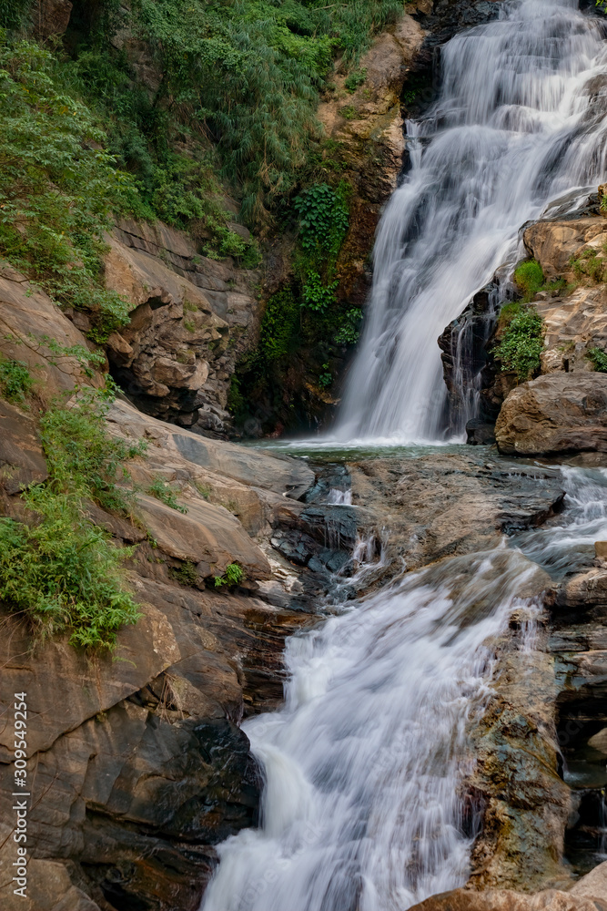 ravana, ravana falls, falls, water fall, waterfall, water, river ...