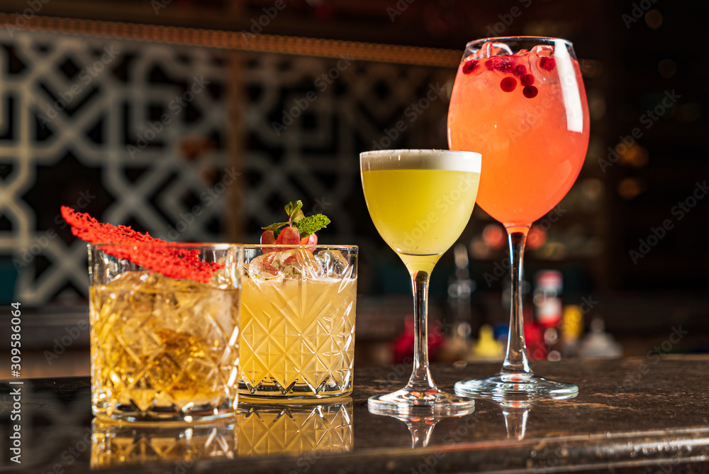 mexican cocktail in the bar Stock Photo | Adobe Stock