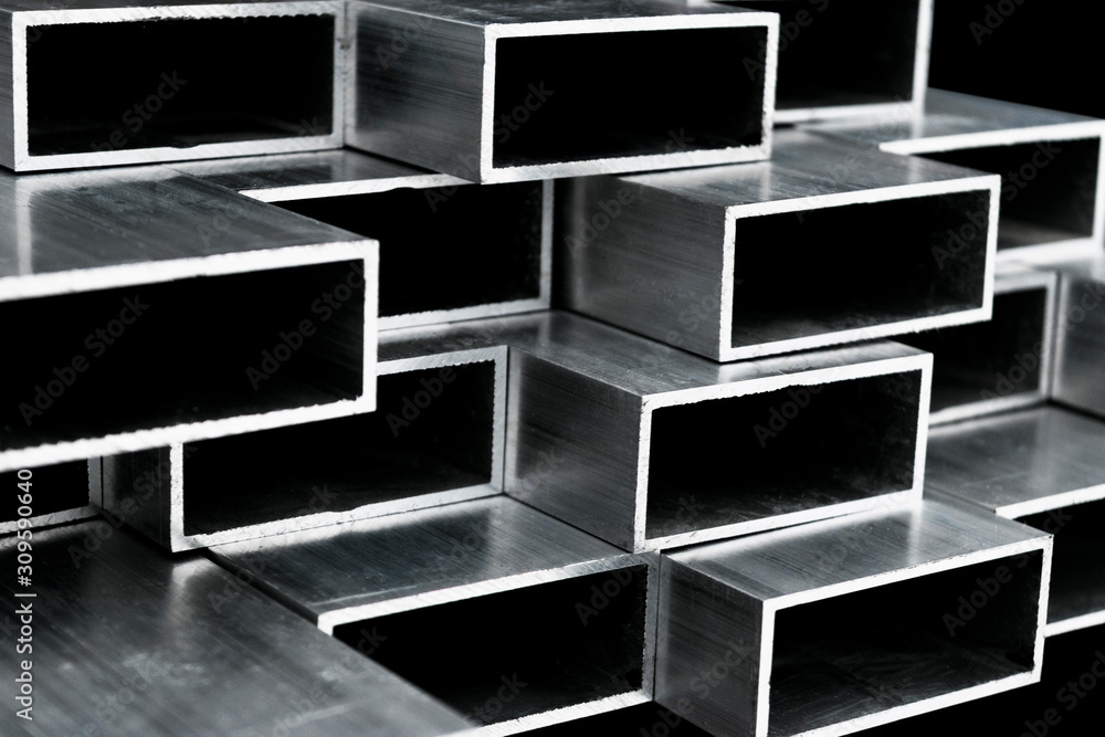 Aluminium profile for windows and doors manufacturing. Structural metal ...