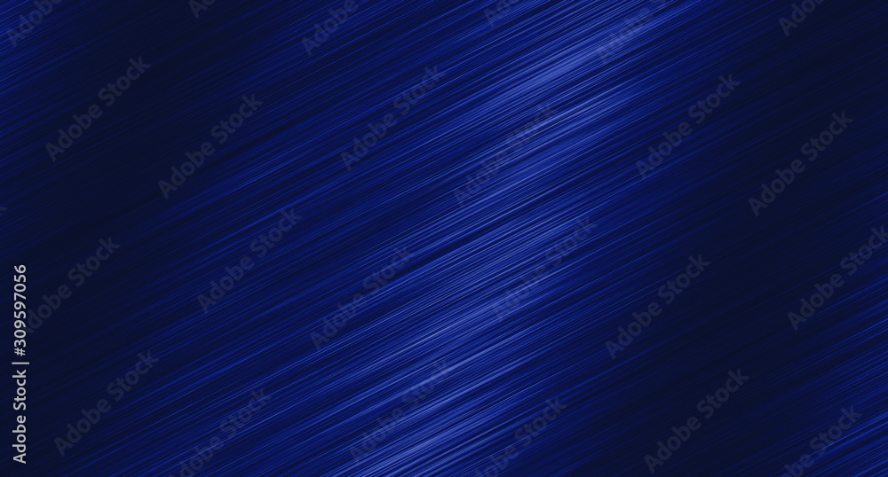 Blue brushed metal texture. Metal lines background with light ...