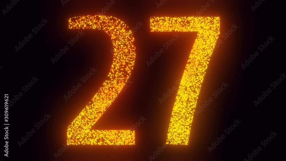 Twenty seven years happy birthday, anniversary, holiday, celebration ...