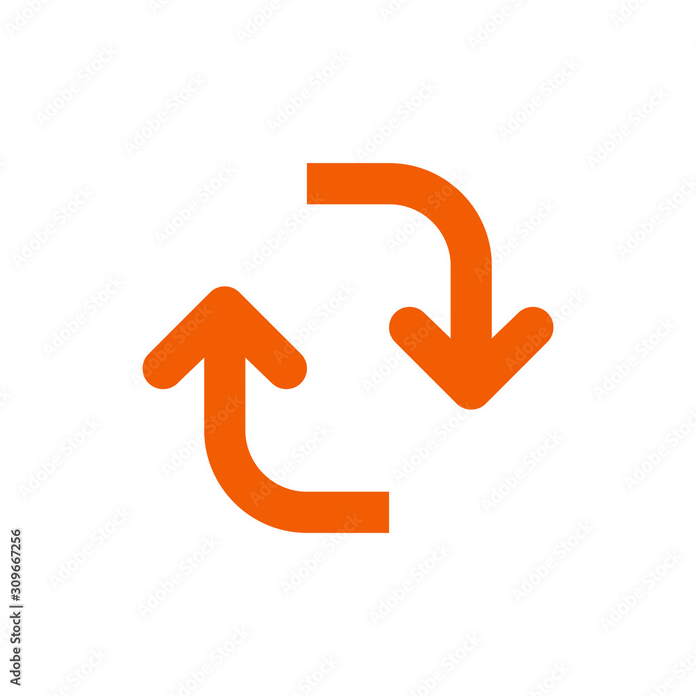 reverse isolated icon. Simple element illustration from geometry ...