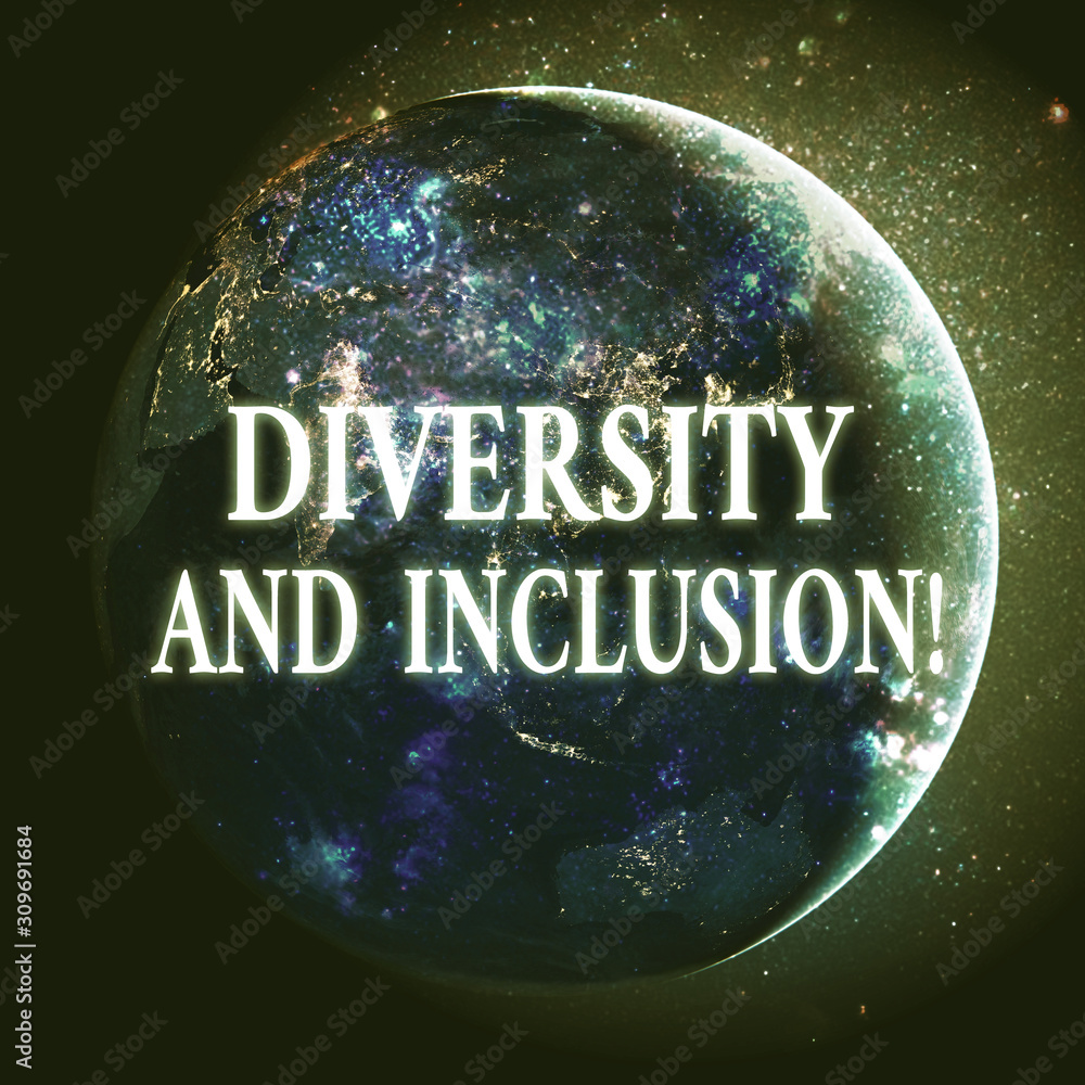 Text sign showing Diversity And Inclusion. Business photo showcasing ...