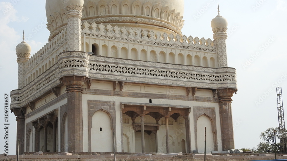 Seven Tombs of Hyderabad, India. Close to the famous Golconda Fort ...