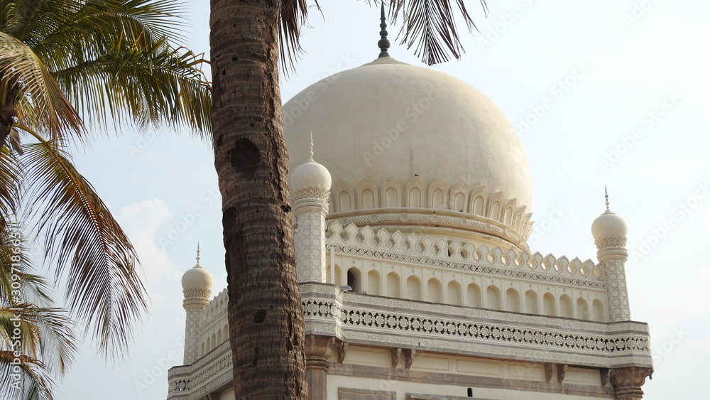 Seven Tombs of Hyderabad, India. Close to the famous Golconda Fort ...