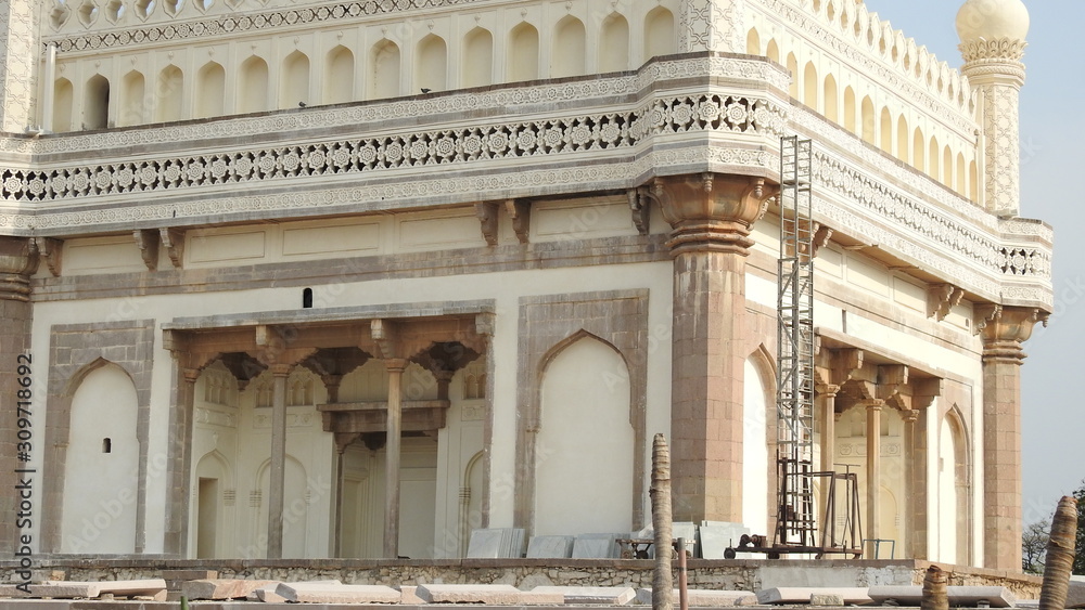 Seven Tombs of Hyderabad, India. Close to the famous Golconda Fort ...