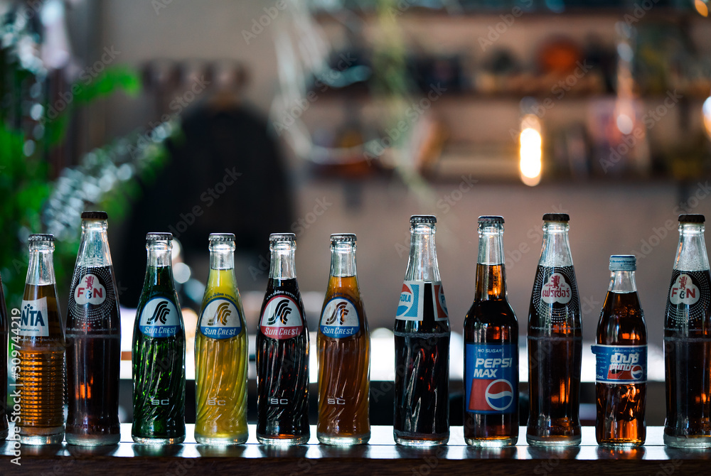 Bangkok,Thailand - April 07 2019: Collection of original unopened ...