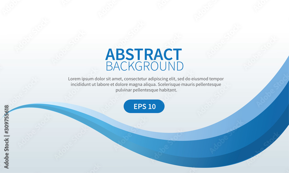 Blue background vector illustration lighting effect graphic for text ...