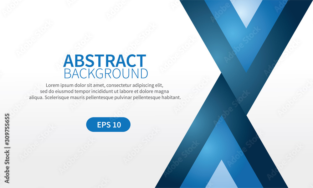 Blue background vector illustration lighting effect graphic for text ...