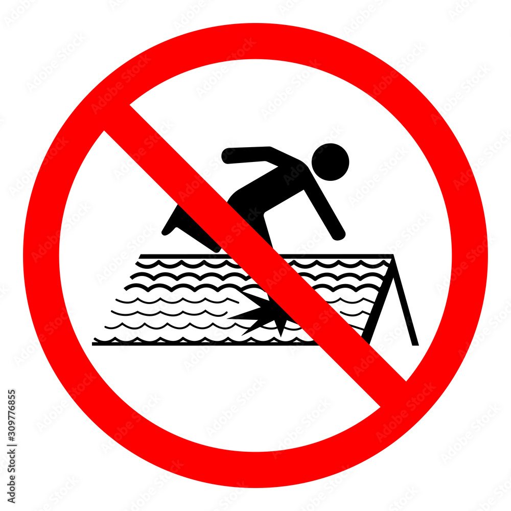 Danger Fragile Roof Symbol Sign, Vector Illustration, Isolate On White ...