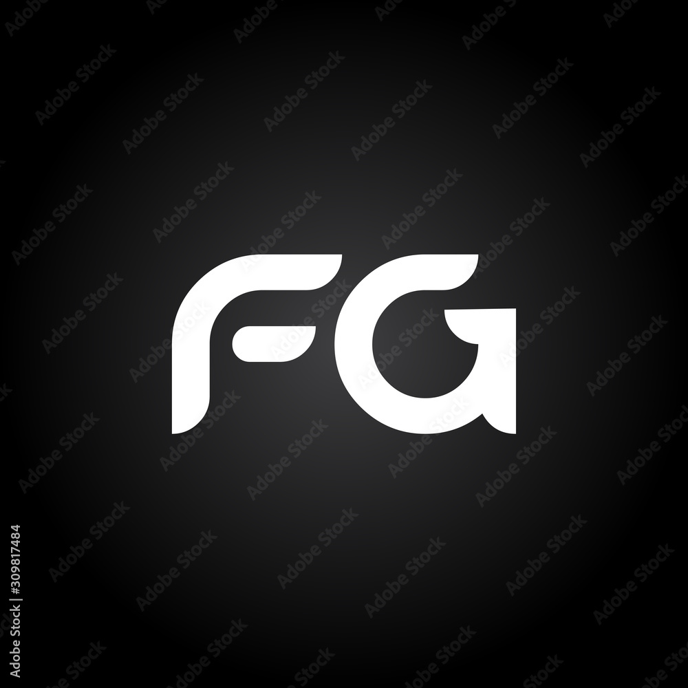 Initial FG Letter Linked Logo. Creative Letter FG Modern Business Logo ...