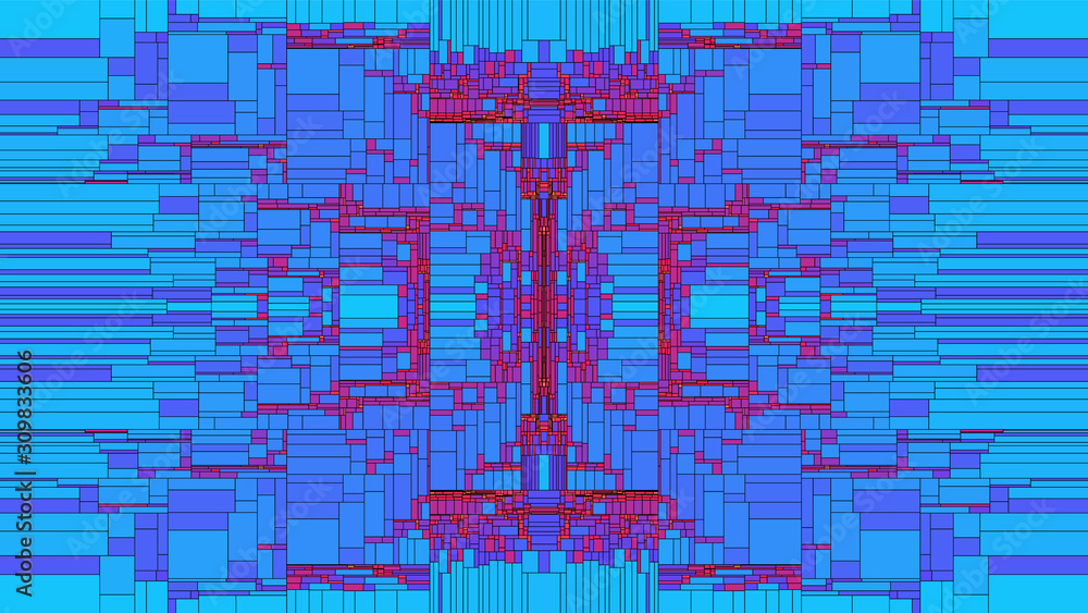 Vector rectangle shapes structure background. Illustration of abstract ...