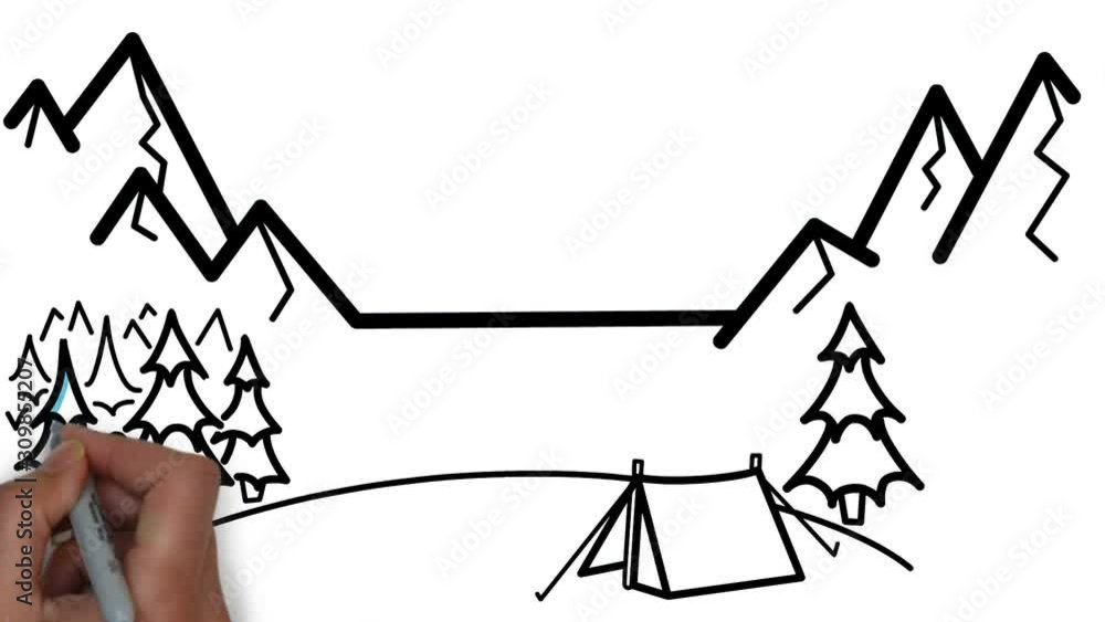 Motion 2d animation hand written lettering whiteboard Stock 비디오 | Adobe ...