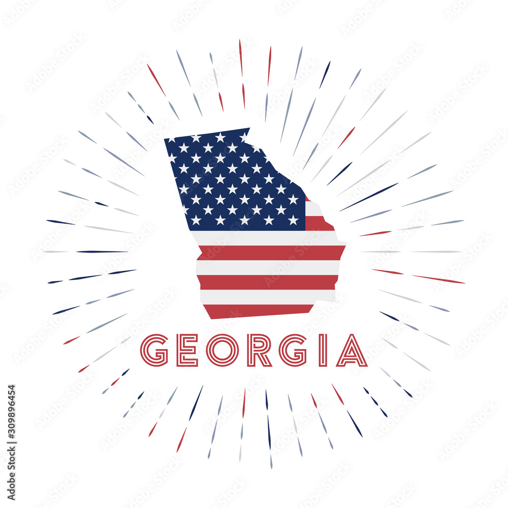 Georgia Flag Logo