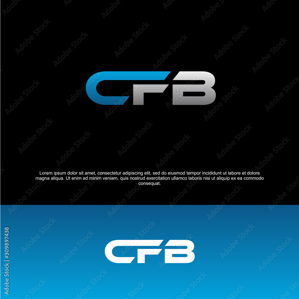 CFB initials for fitness companies, initial logos for the gym and cross ...