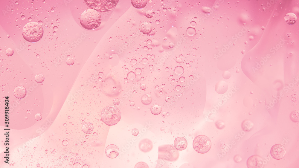 Abstract Pink water bubbles background Stock Photo | Adobe Stock