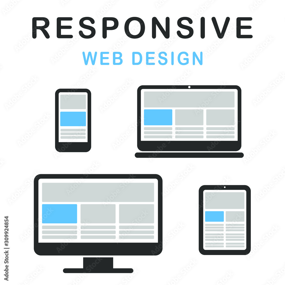 Responsive Web Design Icon Vector