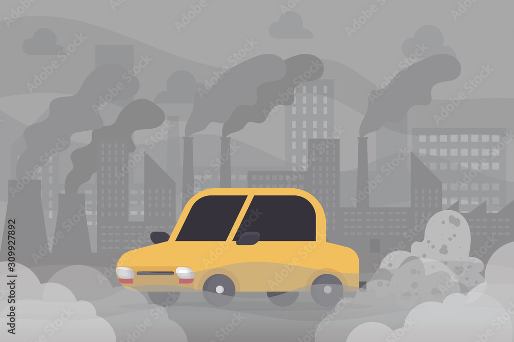 Air Pollution By Car Images