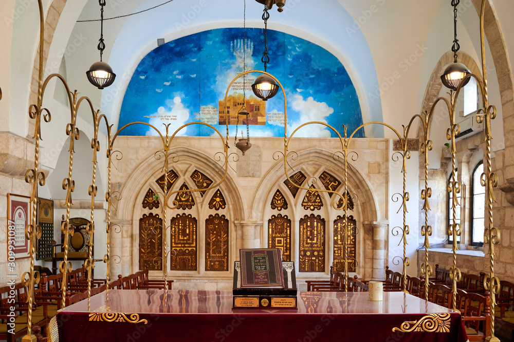 Jerusalem Israel. The four sephardic synagogues Stock Photo | Adobe Stock