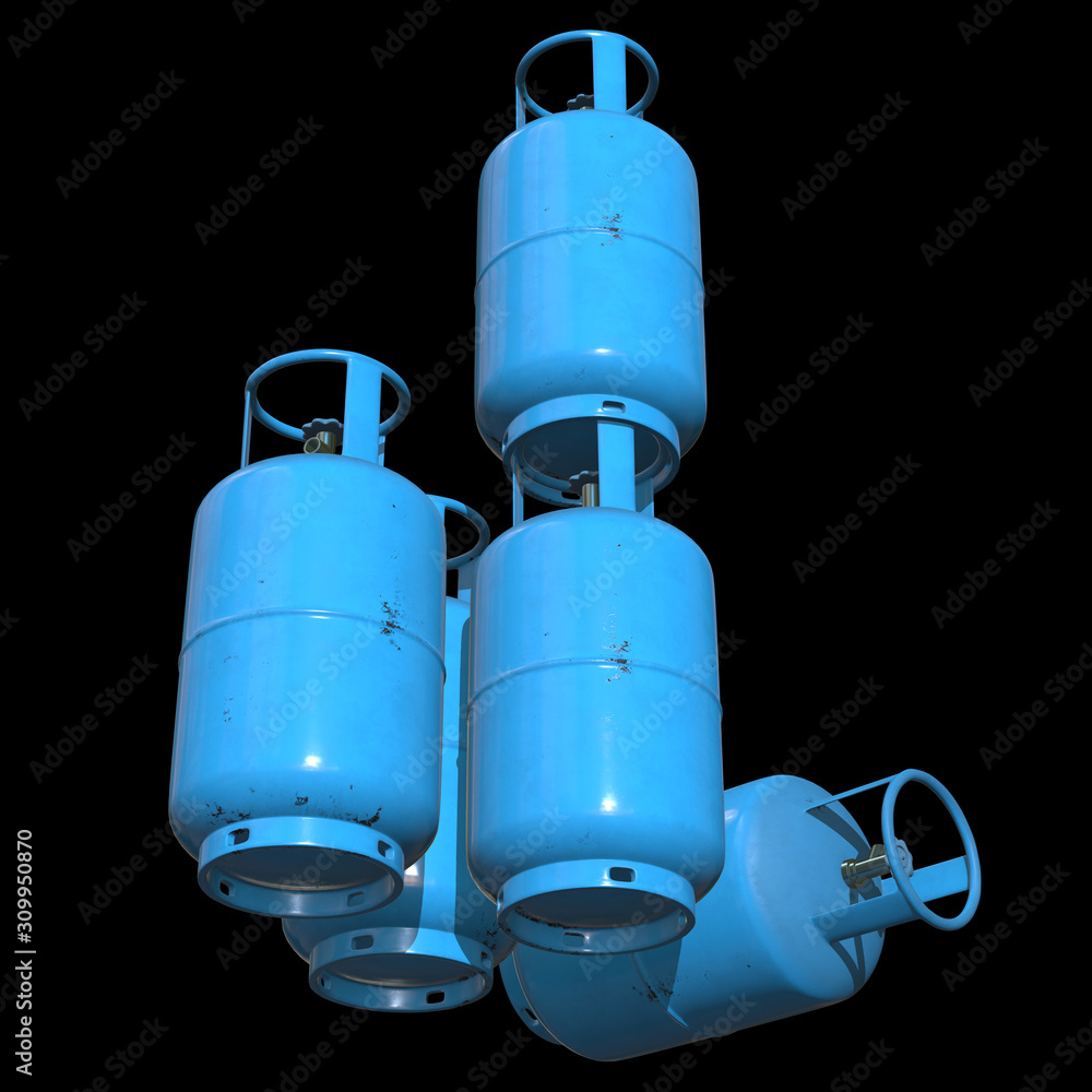 Illustrazione Stock Gas cylinder lpg tank gas-bottle. Propane gas ...