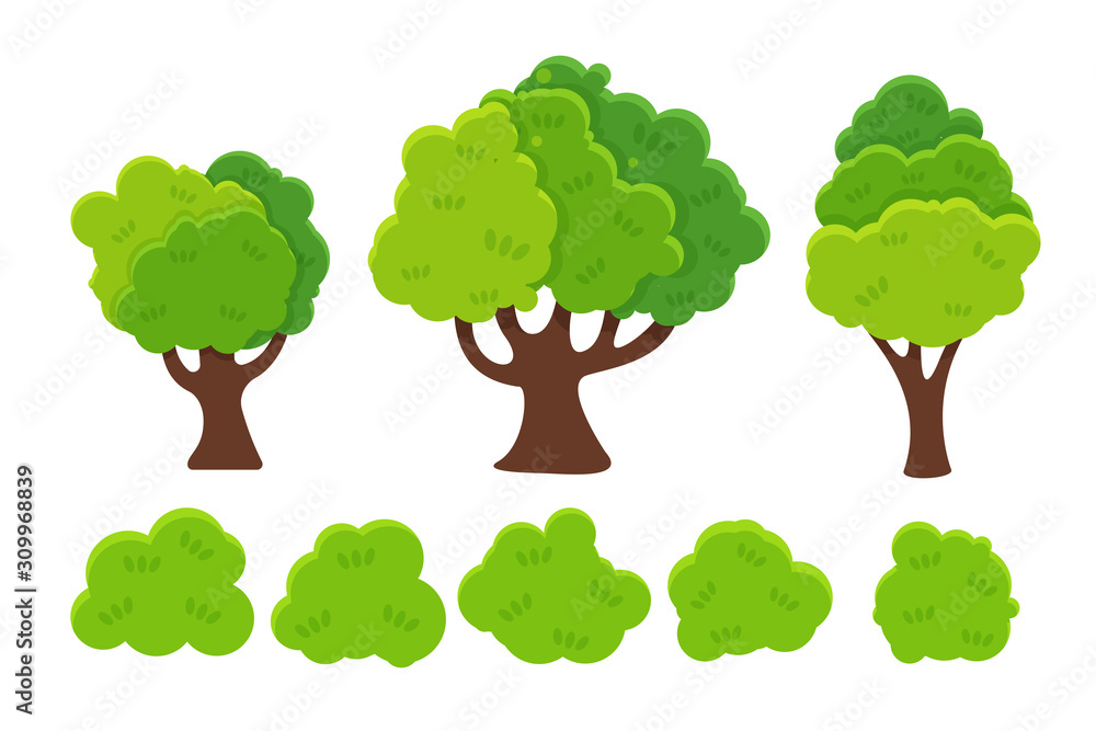 Tree With Leaves Clip Art