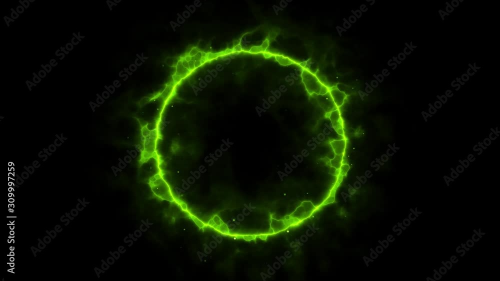 Abstract Energy Circle Background Loop/ 4k animation of an abstract ...