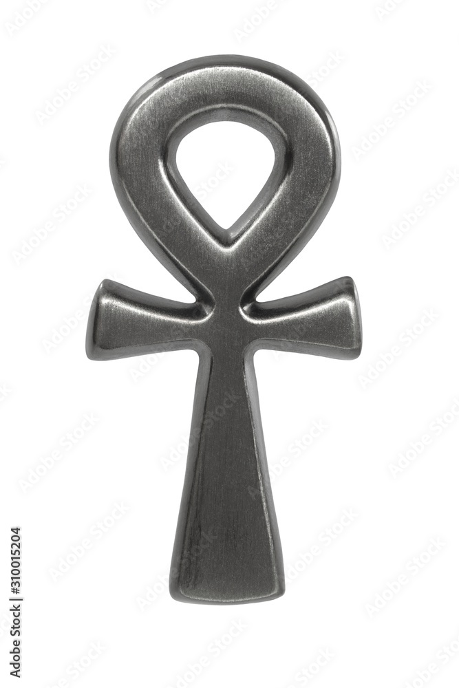 Ankh on white background Stock Photo | Adobe Stock