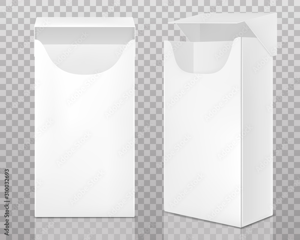 Empty open pack of cigarettes isolated on transparent background ...