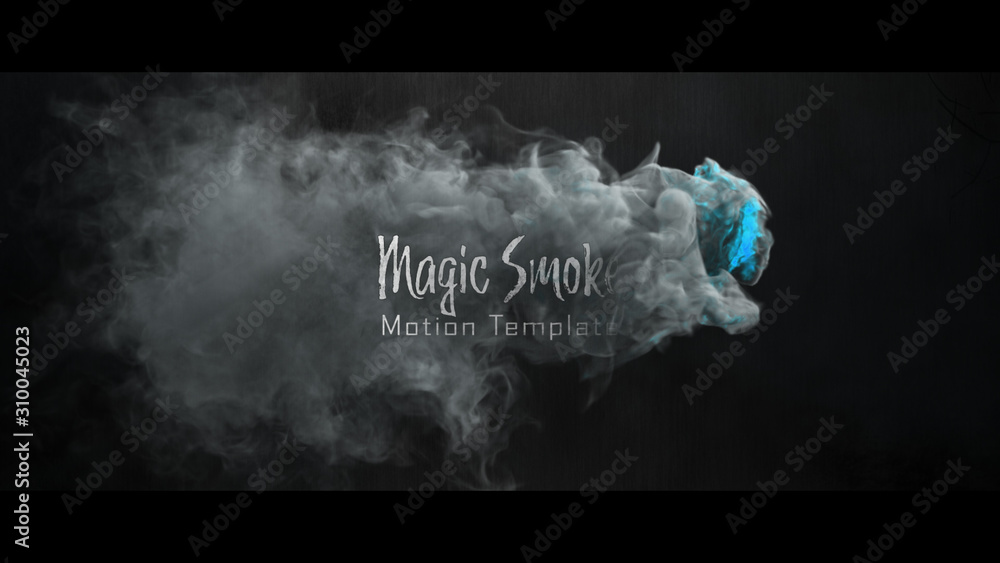 Magic Smoke Reveal Stock Template | Adobe Stock