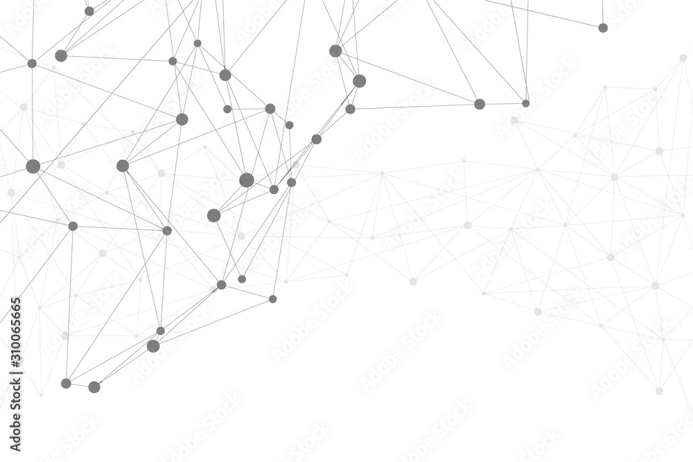 Futuristic gray technology background for science and technology ...