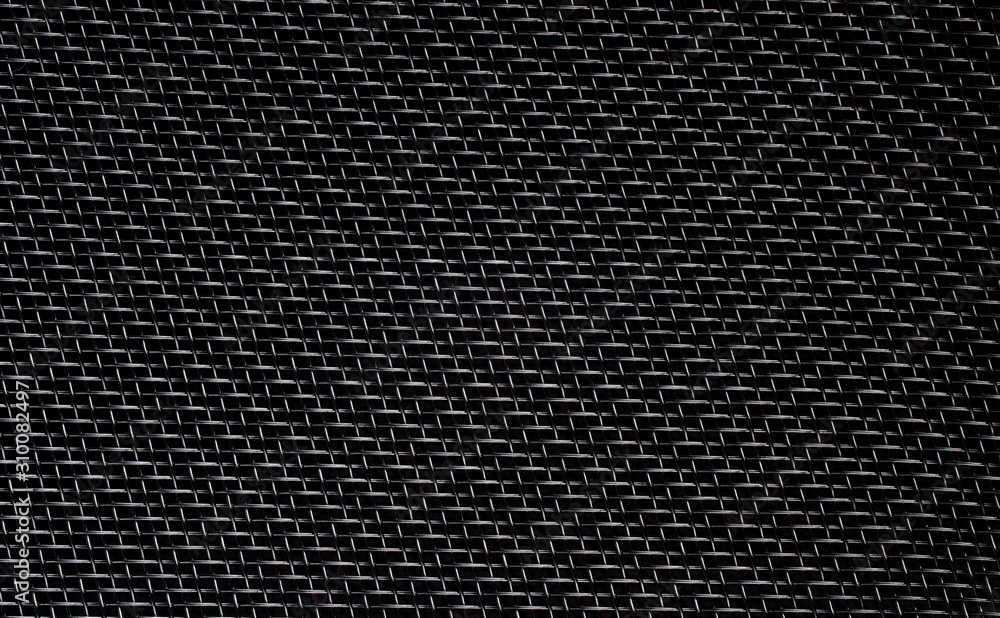 Texture of diagonal and rectangular metal lattice fine weave lattice on ...