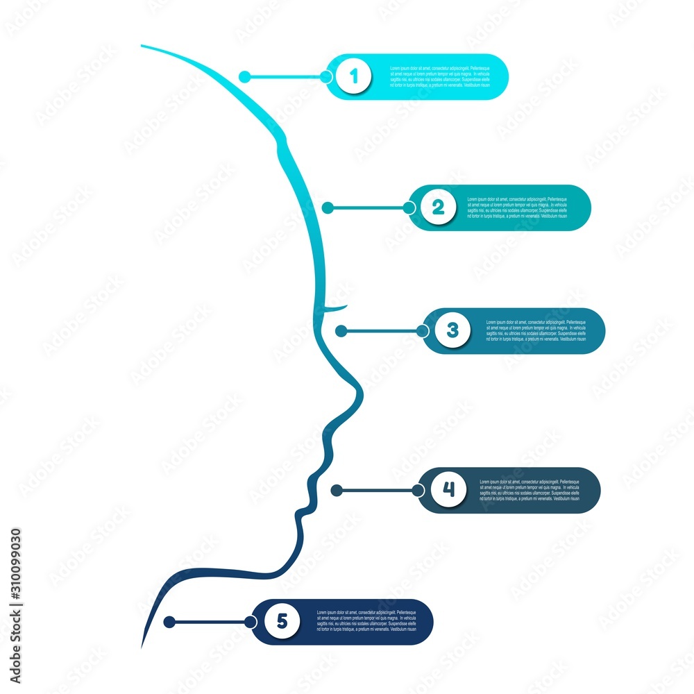 Medicine and health data visualization. Abstract elements of graph ...