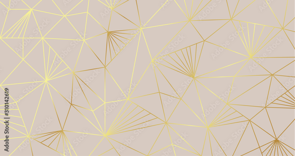 Luxury Golden geometric shape background pattern for wallpaper and ...