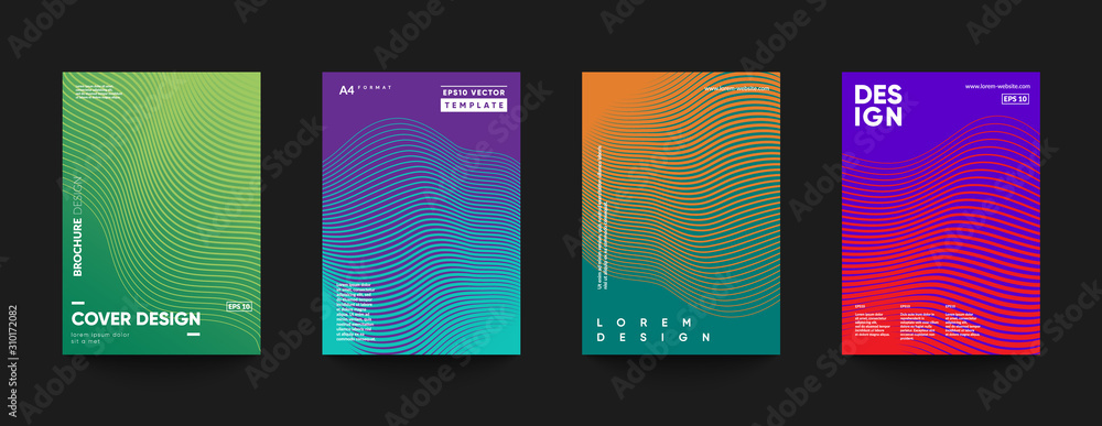 Futuristic cover templates design. Eps10 vector. Stock Vector | Adobe Stock