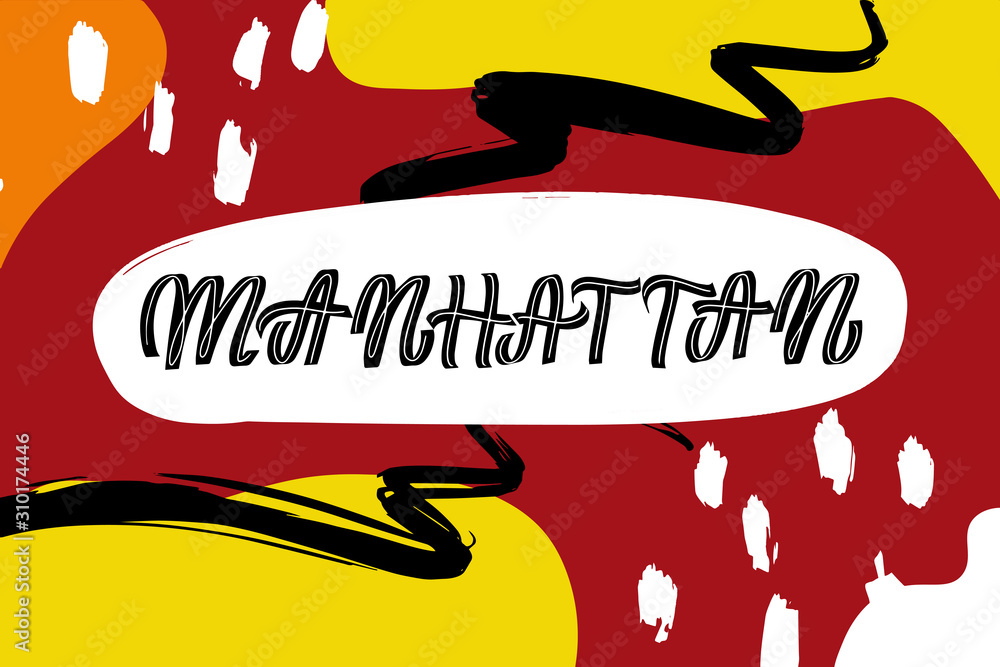 Hand drawing ink lettering vector art, modern brush calligraphy poster ...