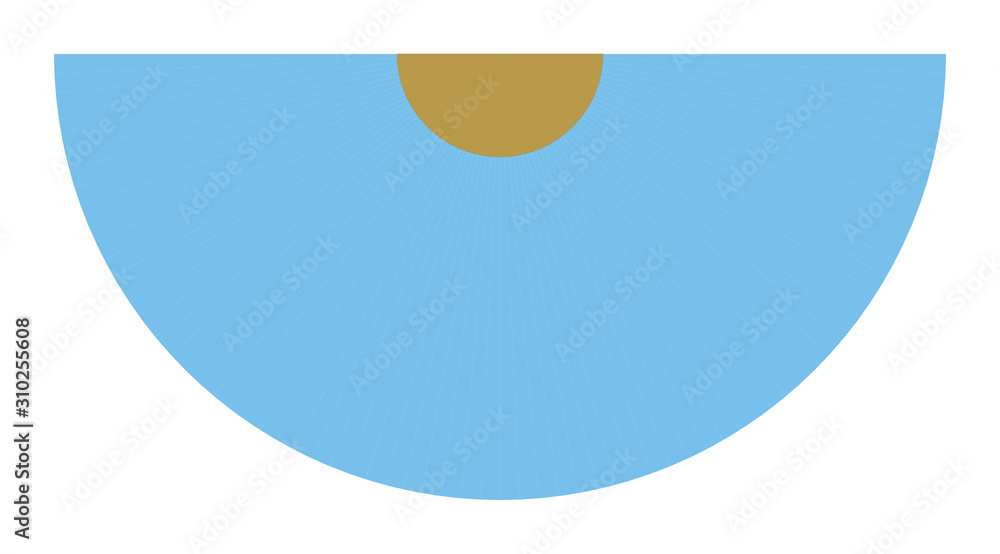 World Map. Lambert conformal conic projection. Map of the world with ...