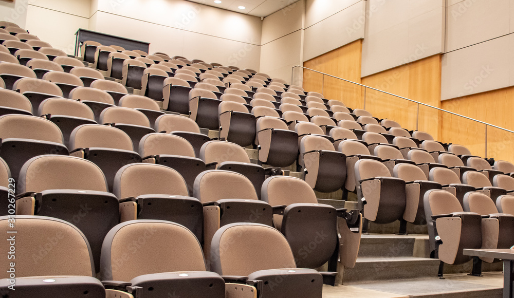 Graduation - Empty lecture hall seats Stock Photo | Adobe Stock