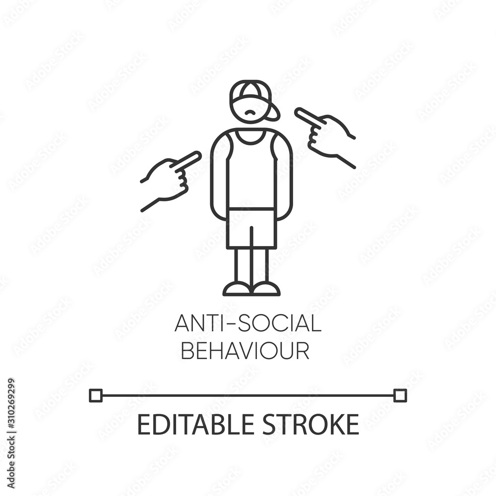 Antisocial Behavior Clipart