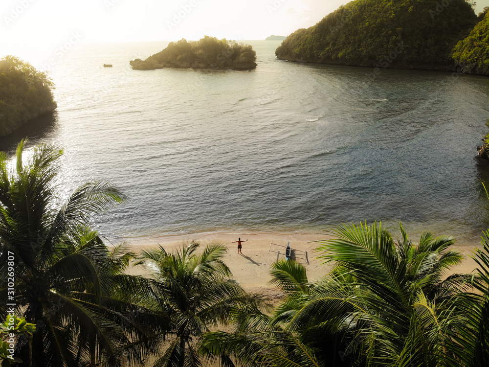 El Nido, Palawan, The Philippines - Aerial Photograph Stock Photo ...